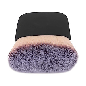 Mini Makeup Brush Soft Hair Loose Powder B Brush base Brush Beauty Tool for Blending Liquid, Cream or Powder Cosmetics (Black)