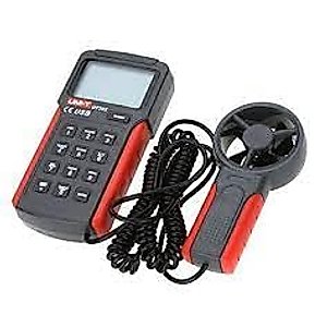 UNI-T UT362 Anemoscope Anemometer Wind Speed 2m/s~30m/s , Count 0.001～9999 X 100, Temperature 0°C～40°C Measurement MAX/MIN Display Data Logging USB PC Software