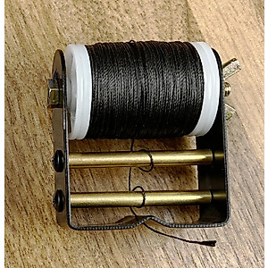 - QI HUO JU - Bowstring Serving Thread String Serving Jig 131 yard/120m Archery Bow String Serving Tool 3-Strands String Thread for Tying Peep Sight Nock Accessories (Black)