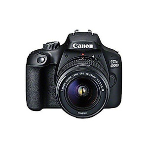 Canon EOS 4000D DSLR Camera EF-S 18-55 mm f/3.5-5.6 III Lens International Model (Certified Refurbished)