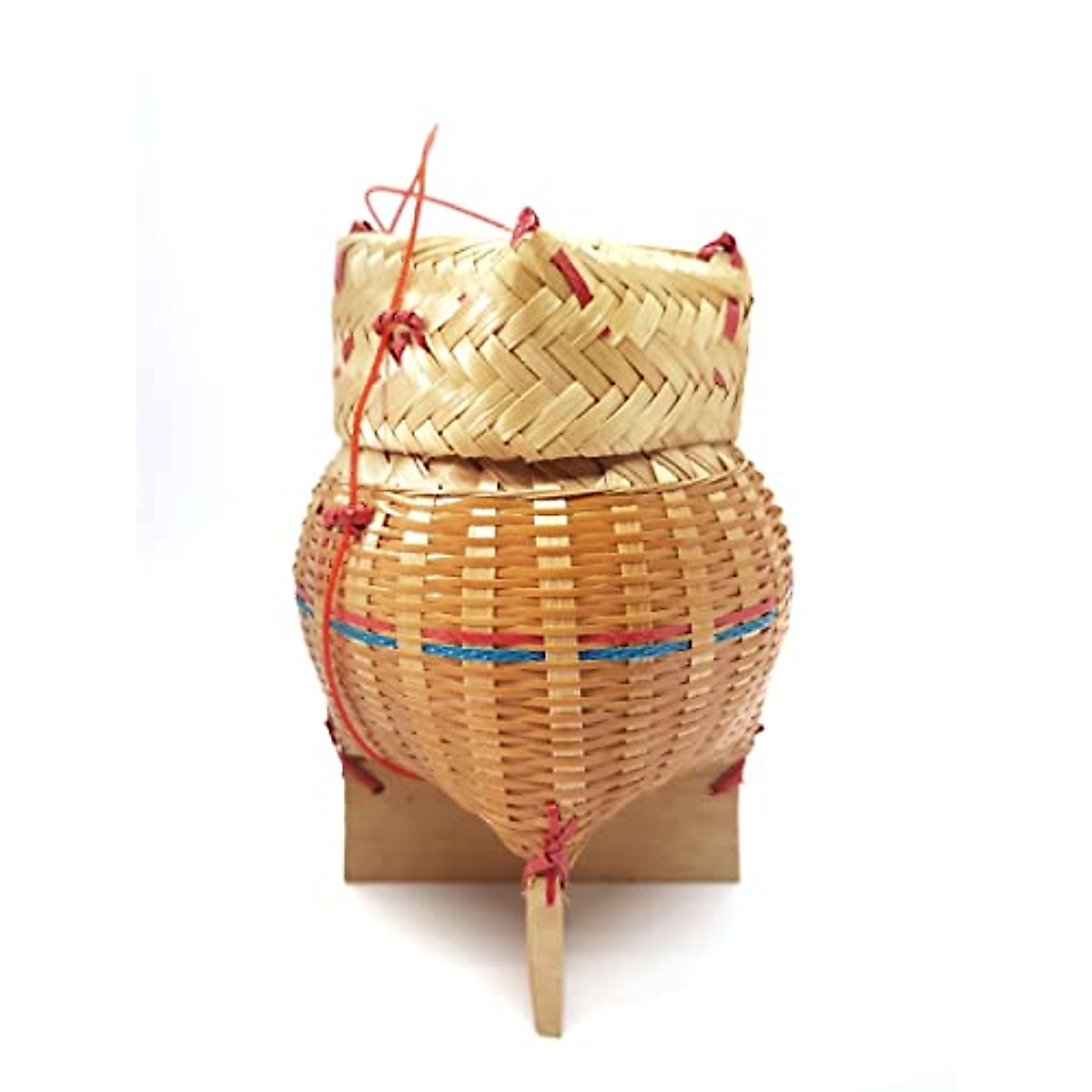 DOI ● DOI Sticky Rice Serving Bamboo Basket Owl Shape
