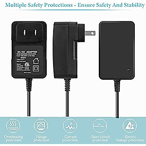 SLLEA 12.6V 2-Prong AC/DC Adapter Compatible with Aiper Seagull 800 800B SE Cordless Robotic Pool Cleaner Lithium Ion Battery 12.6VDC 1.8A DC12.6V 1800mA Power Supply Cord Cable Wall Charger PSU