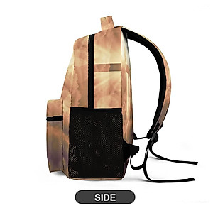 SDERDZSE Backpack Christian Cross Jesus Laptop Backpack Casual Daypack Cute Travel Backpack for Women Men