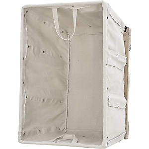 Global Industrial 8 Bushel, Canvas Basket Bulk Truck, Unassembled, 34" L x 22" W x 30-1/2"H