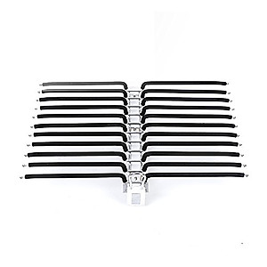 LUANT Pull Out Closet Pants Hanger Bar Clothes Organizers with 22 Arms for Space Saving and Storage, 24-2/5" x 18"