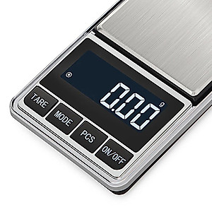 HomeSoGood Jewelry Scale High Precision Balance Gram Scale for Gold Mini Kitchen Weight Scale Pocket Scale(1000g x 0.1g)