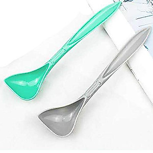 WOHENI Can Lids, Pet Food Can Cover, Universal Silicone Cat Dog Food Can Lids 1 Fit 3 Standard Size Can Tops, Fits Most Standard Size Dog and Cat Can Tops (Green+Blue+Spoons)