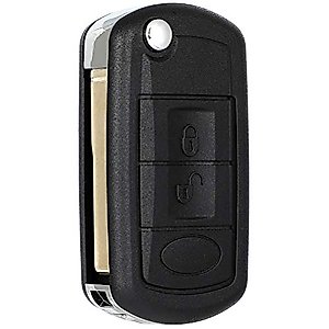 SCITOO Keyless Entry Remote Key Fob Shell CASE Replacement for 3 Buttons Uncut Car Key for Range Rover LR3 2005-2009 2006-2009 Sport 2006-2011 2pcs FCC NT8-15K6014CFF-TXA YWX000071