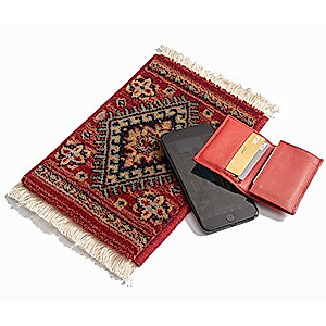 MOLDABELA – Authentic Antique Wool Rug Sample. Recommended by Experts (0.2x0.3m - 0'7"x1' ft)