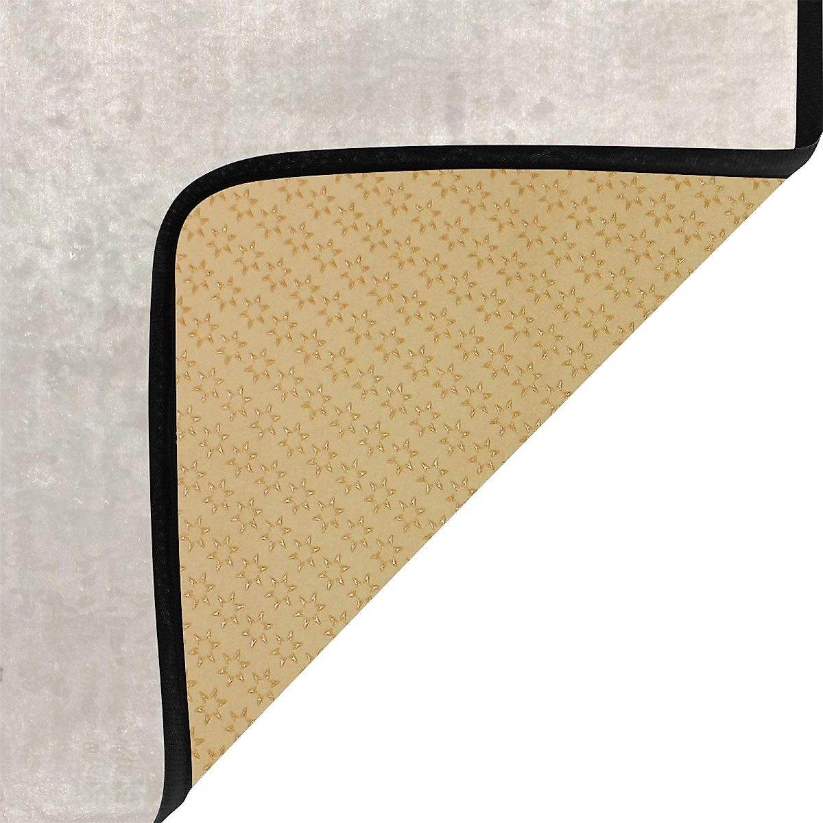 Retro Black Fluffy Cat Dragonfly Kitchen Floor Mat Bath Runner Rug Non Slip Area Mat Rug Absorbent Comfort Standing Mat Carpet for Indoor Outdoor Doormat 39 x 20 Inch