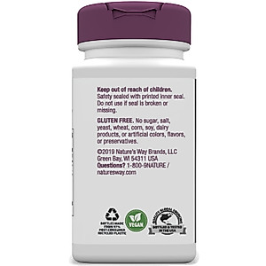 Nature's Way Ginkgo Premium Extract, Supports Memory & Concentration*, 120 mg Ginkgo Biloba Extract per 2-Capsule Serving, with Gotu Kola, Vegan, No Gluten, 60 Capsules (Packaging May Vary)
