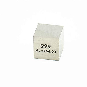 10mm Holmium Element Cube for Element Collection 0.39" Ho Density Cube Periodic Table Collect DIYs Biz Gift
