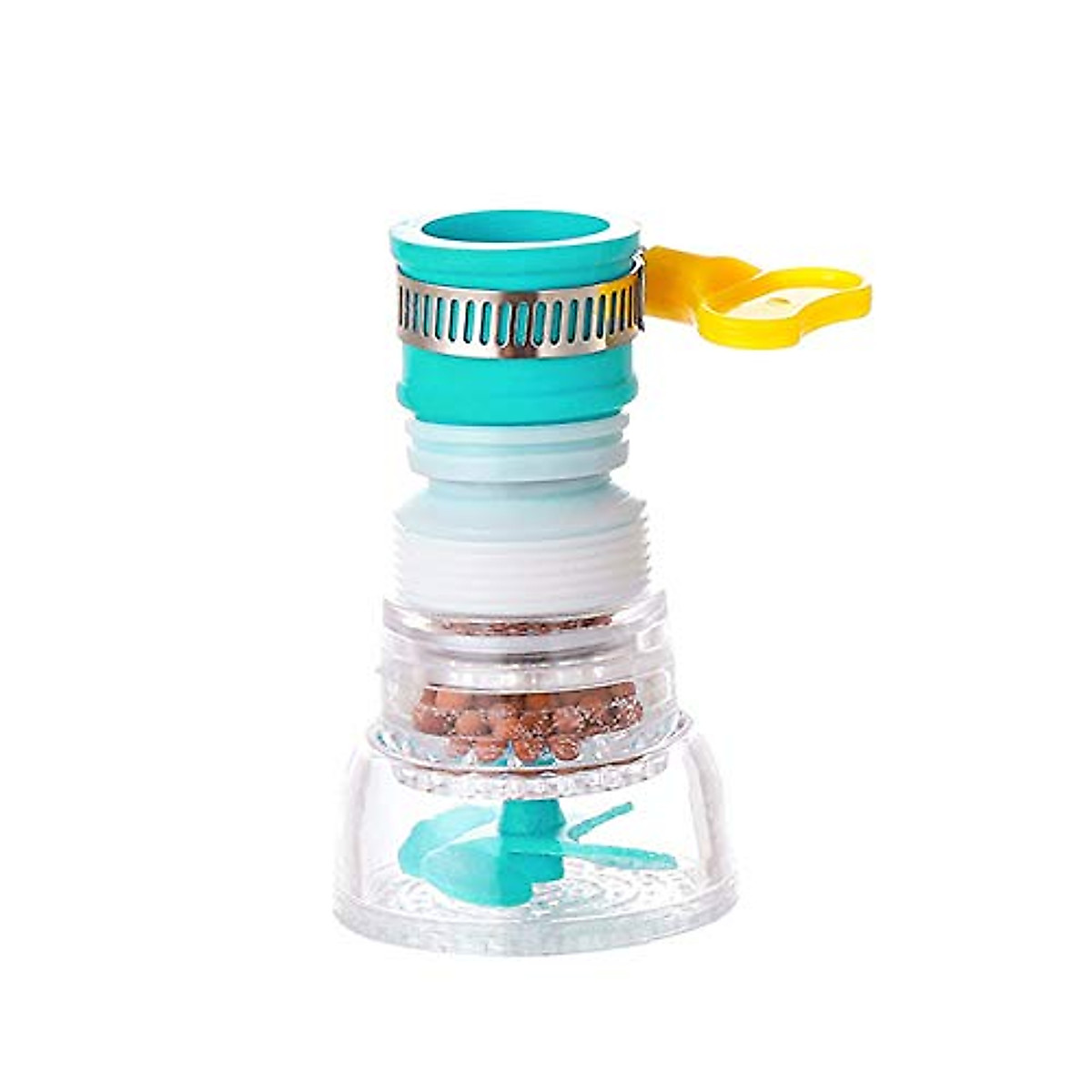 Kitchen Faucet Water Filter, Water Purifier, Kitchen Faucet Head 360¡ã Rotatable Faucet Sprayer Tap Booster Filter, Adsorbing Rust in Water, Residual Sand Chlorine, Harmful Heavy Metal Ions