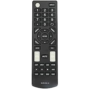 New NS-RC4NA-18 Remote Control fit for Insignia LCD/LED TV NS-22D420NA18 NS-32D220NA18 NS-32D311MX17 NS-32D311NA17 NS-40D420MX18 NS-40D420NA18 NS43D420NA18 NS-43D420NA18