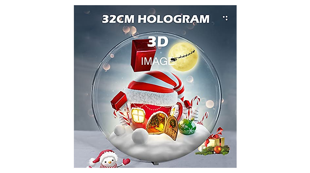 3D Holographic Projector 32cm | Stunning LED Advertising Display
