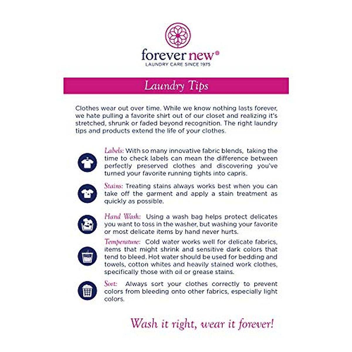 Forever New Granular Laundry Detergent – Unscented, 4 oz.