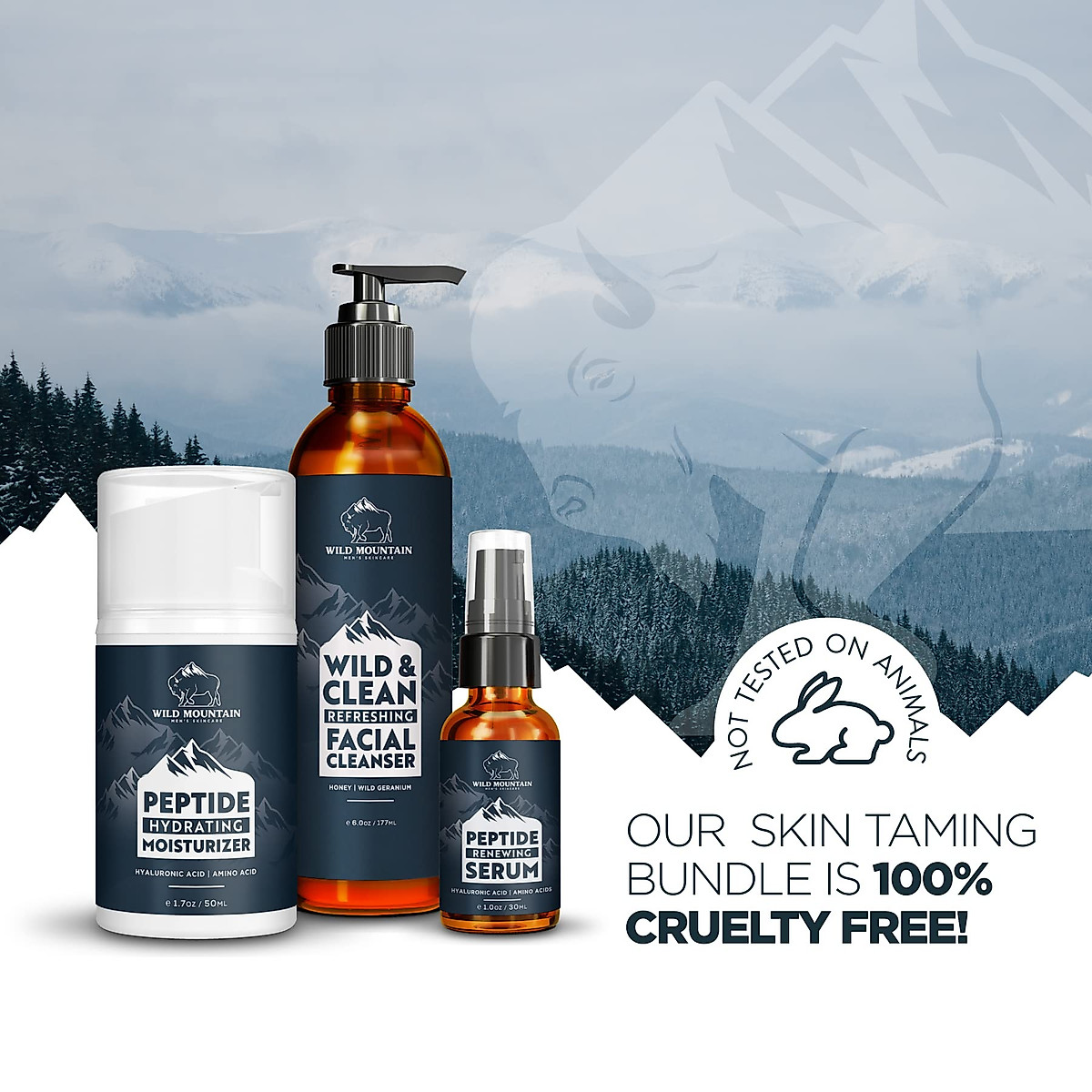 Mens Facial Care Kit - Mens Skin Care Kit - Face Care for Men - Men’s Skincare Set - Face Skin Care for Men - Mens Face Care Kit - Facial Kit for Men - Serum, Cleanser & Moisturizer Set