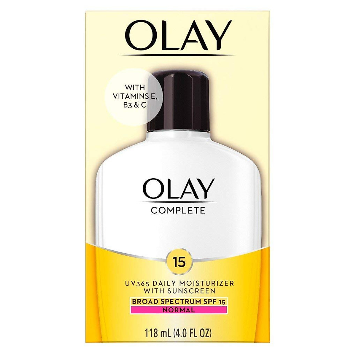 Olay Complete Moisturizer Normal Spf#15 4 Ounce (118ml) (2 Pack)