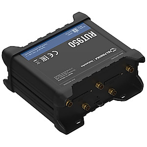 Teltonika RUT950J02400 model RUT950 LTE 4G Router for AT&T and T-Mobile; Automatic Switch to Available Backup Connection; Wireless Access Point with Hotspot Functionality