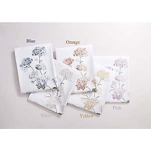 Melange Home Broderie Ensemble housse de couette Collection Hydrangea Embroidery Duvet Set (5 Color) Blue - Full - Queen