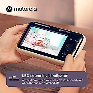 Motorola Baby Monitor PIP1500 Connect - 5" WiFi Video Baby Monitor with Camera, Wall Mount, HD 1080p - Smart Phone Nursery App, 1000ft Range, 2-Way Audio, Digital Pan-Tilt-Zoom, Room Temp, Lullabies