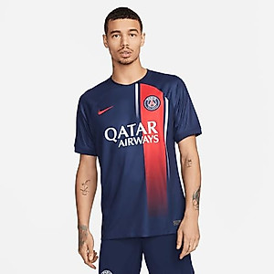 2023-2024 PSG Home Football Soccer T-Shirt Jersey Navy