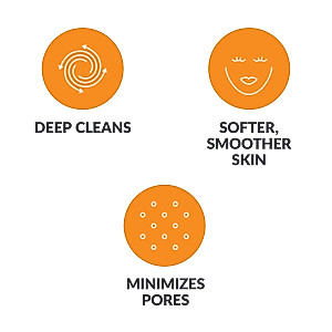 Clarisonic Deep Pore and Radiance Facial Cleansing Brush Head Replacement Set Compatible with Mia 1, Mia 2, Mia Fit, Alpha Fit, Smart Profile Uplift and Alpha Fit X, 2 Count