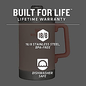 Stanley French Press 48oz with Double Vacuum Insulation, Stainless Steel Wide Mouth Coffee Press, Large Capacity, Ergonomic Handle, Dishwasher Safe