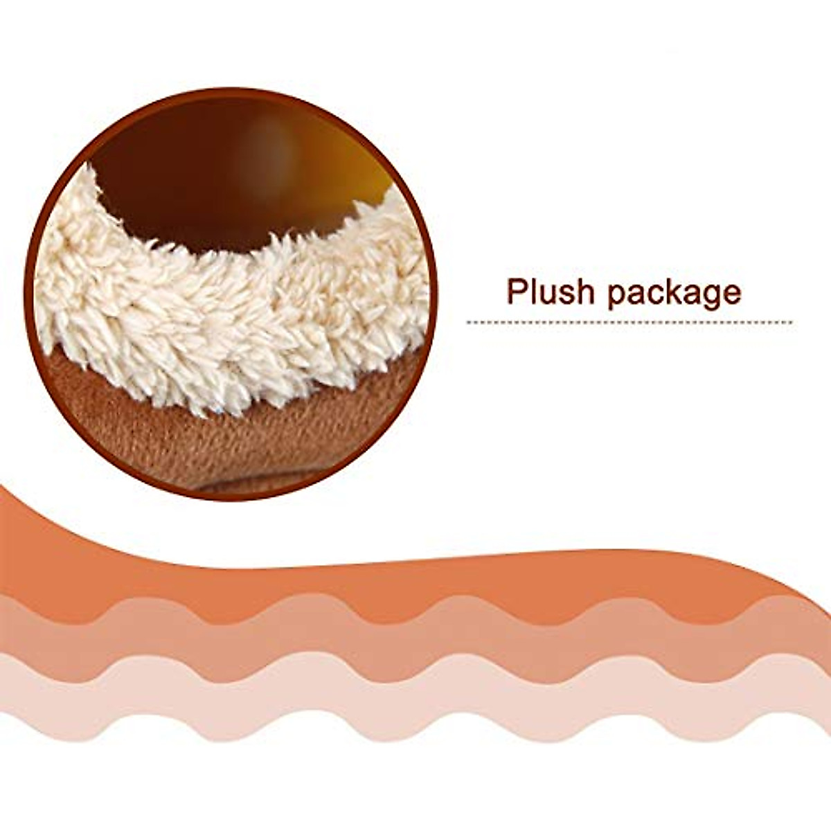 MQ Hamster Hammock Hamster Hanging Bed Hammock Toy Cage Accessories Warm Fleece Nest for Rodents Sugar Glider Guinea Pig (Brown)…