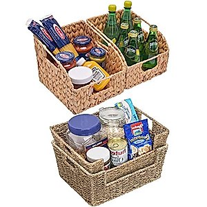 StorageWorks Hand Woven Baskets Set