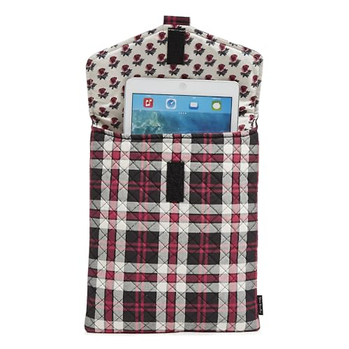 Vera Bradley Cotton Envelope Tech Sleeve, Fireplace Plaid