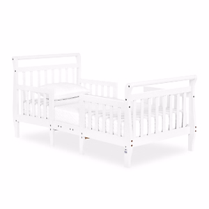 Dream On Me Emma 3 in 1 Convertible Toddler Bed in White