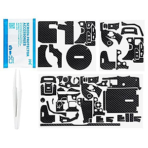 EOS R8 Skin，Anti-Scratch Anti-Wear Camera Cover Protector Sticker for Canon EOS R8 Full-Frame Mirrorless Camera Body Protective Film Protection - Carbon Fiber Black