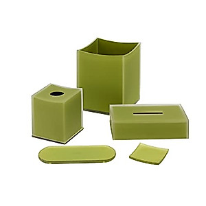 SureFit Moss Bathroom Accessory, Wastebasket