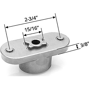 Gpartsden 748-0376E Blade Adapter Kit with One Single Kit 710-1044 for MTD 748-0376 748-0376A 748-0376B 748-0376C 748-0376E Mowers