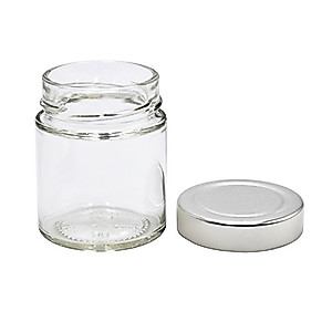 U-Pack 12 pieces of 5oz Glass Spice Bottles Spice Jars with Silver Metal Lids by U-Pack
