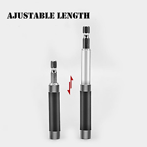 Magnetic Screw Drive Drill Bit Holder, Quick Release Magnetic Screwdriver Extension Bit Holder, 1/4 Inch Hex Shank Connection Rod Adapter, Magnetic Shock Adapter for Nuts Drill and Handheld Driver