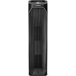 Eureka Instant Clear 26' NEA120 Purifier 3-in-1 True HEPA Air Cleaner with Carbon Activated Filter and UV LED, for Allergies, Pollen, Pets, Odors, Smoke, Dust, Black