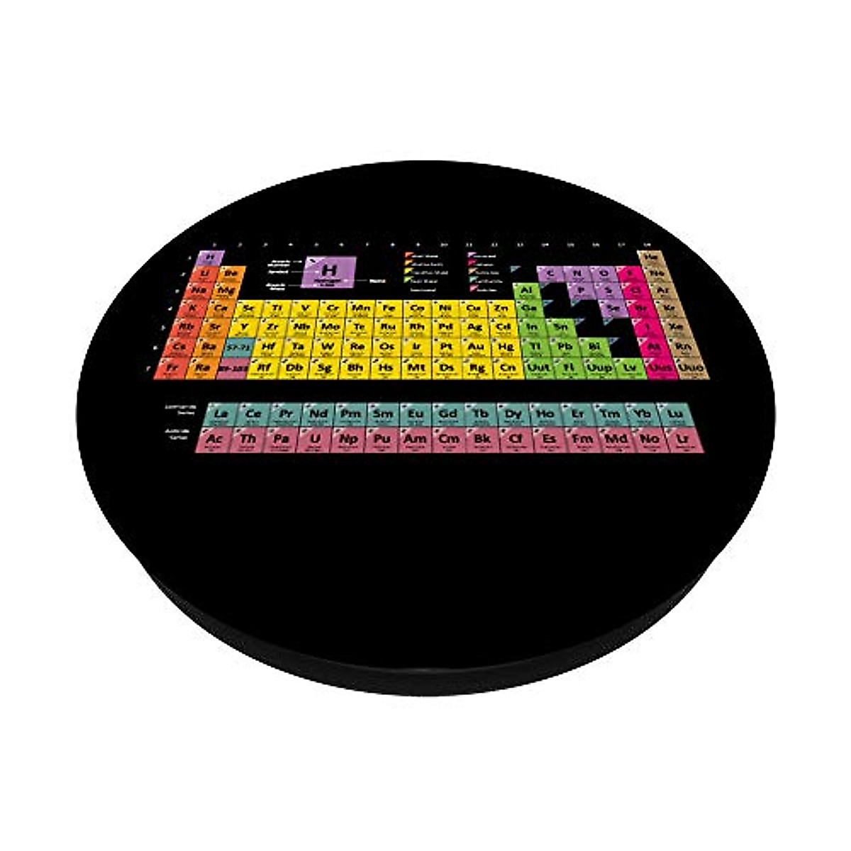 Periodic Table Elements Science Chemistry Cool Teacher Gifts PopSockets PopGrip: Swappable Grip for Phones & Tablets