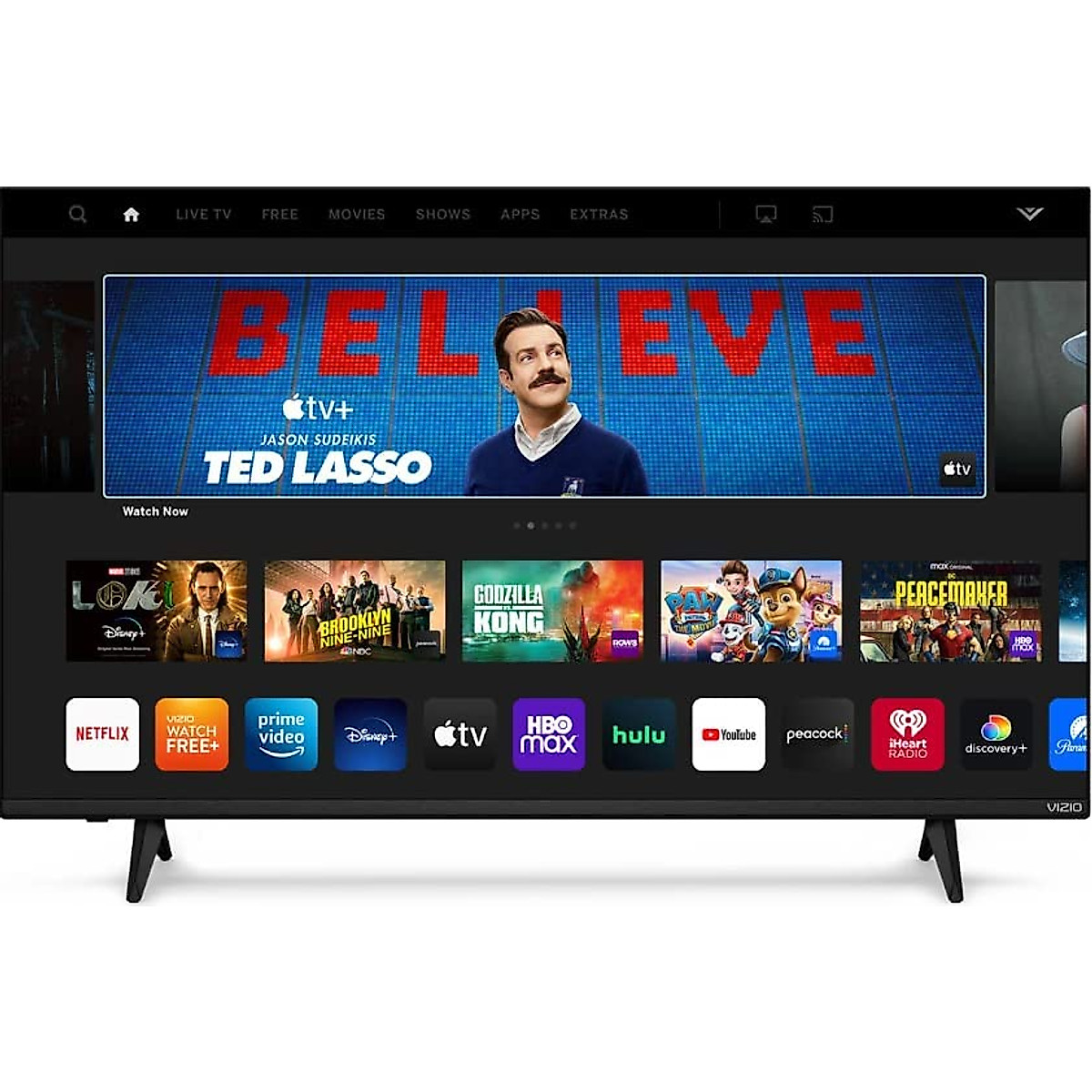 VIZIO V-Series 58" 4K UHD HDR Smart TV with Voice Remote, Dolby Vision, HDR10+, with Apple Airplay and Chromecast Built-in, V585M-K01, 2022 Model (Renewed)