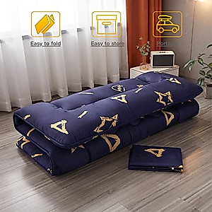 Heimorn Japanese Floor Mattress, Japanese Futon Mattress, Shikibuton Foldable & Portable Camping Mattress with Washable Cover, Star Full-XL