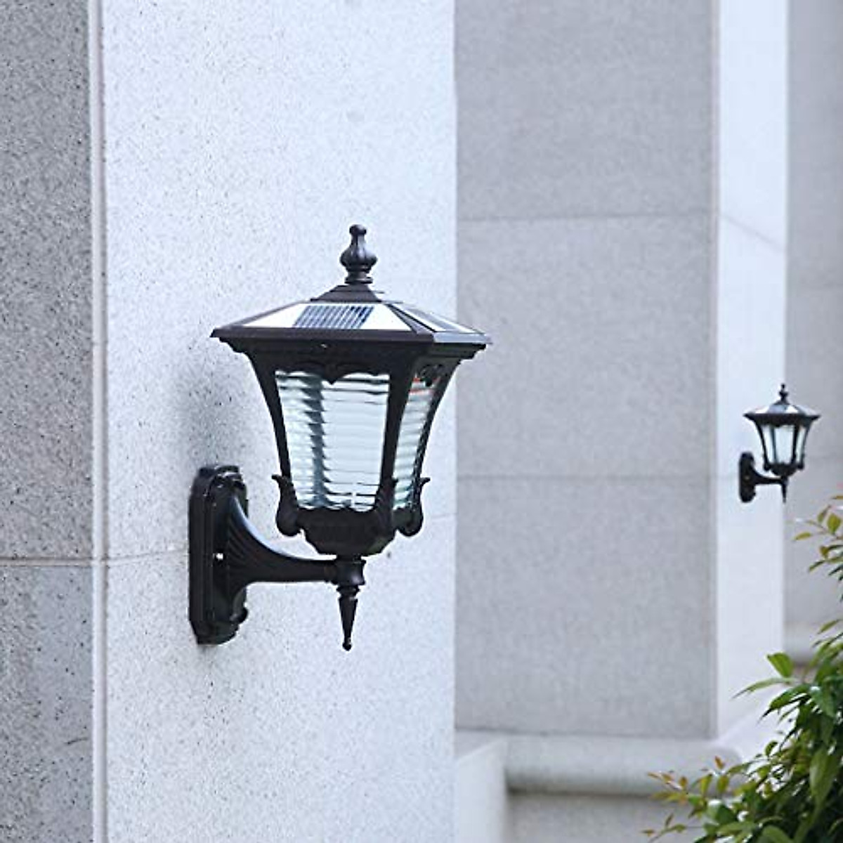 HZYDD Wall Lamp Home Garden Lamp Outdoor Door Lamp Outdoor Wall Lamp Patio Lamp Solar Light Waterproof Wall Lamp