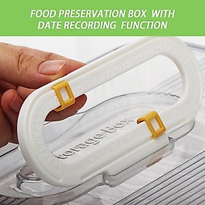 Deli Meat Container for Fridge, 3 Layer Bacon Lunch Meat Container for Refrigerator, Deli Meats Containers with Lids, Storage Boxes with Lid for Cold Cuts, Bacon Storage Box for Fridge