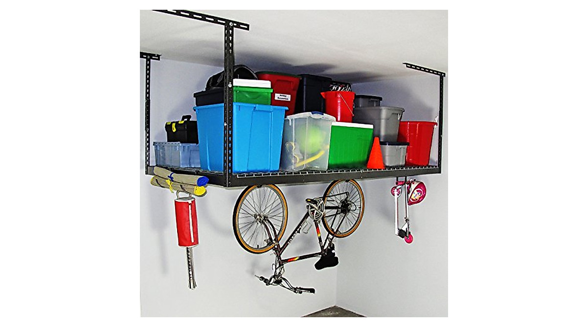 MonsterRAX 4x8 Overhead Garage Storage Rack - Organize Now