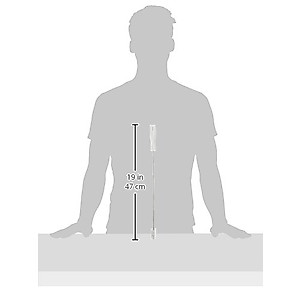 Brushtech Spring Stem Gas Grill Venturi Brush, White