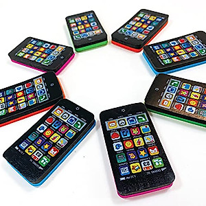 Raymond Geddes Smart Phone Erasers For Kids (Pack of 24)
