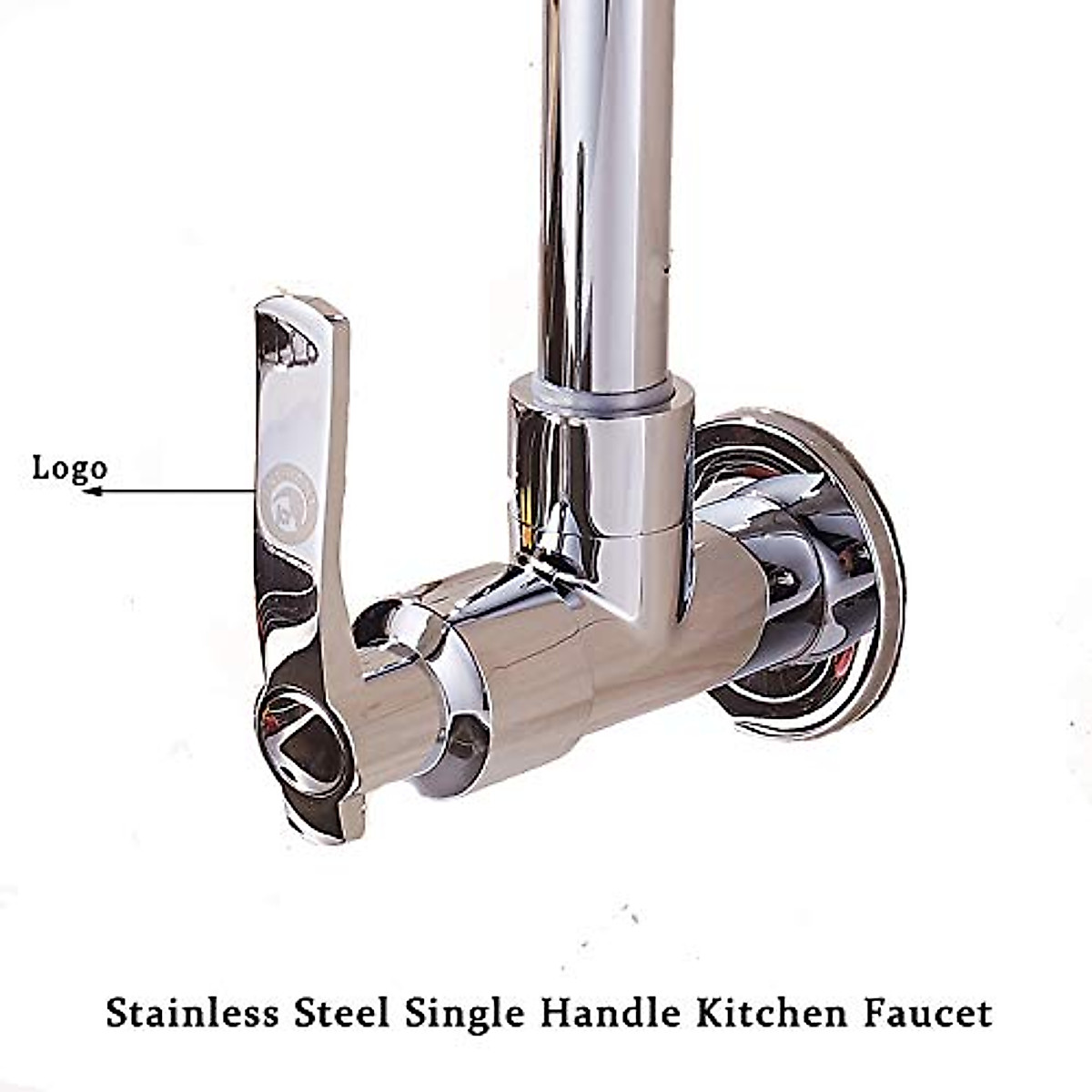 Flexible Swivel Kitchen Sink Faucet with Single Handle,Cold Water Filter Faucet,Wall Mounted