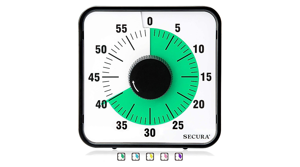 Secura 60-Minute Visual Countdown Timer for All Abilities