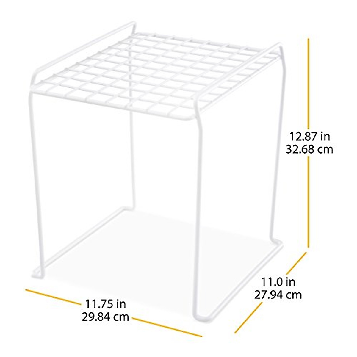 Whitmor Tall Stacking Shelf 12.88" White