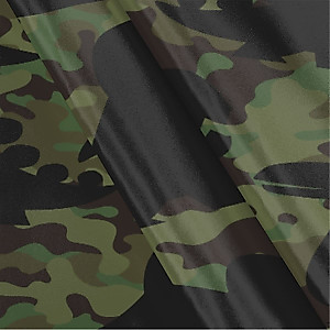 Silk Satin Pillowcase Standard Size for Hair and Skin, Retro Camo Green Animal Dinosaur Cooling Pillow Case with Hidden Zipper Soft Breathable Pillow Cover Gifts for Women Men, 20x26in